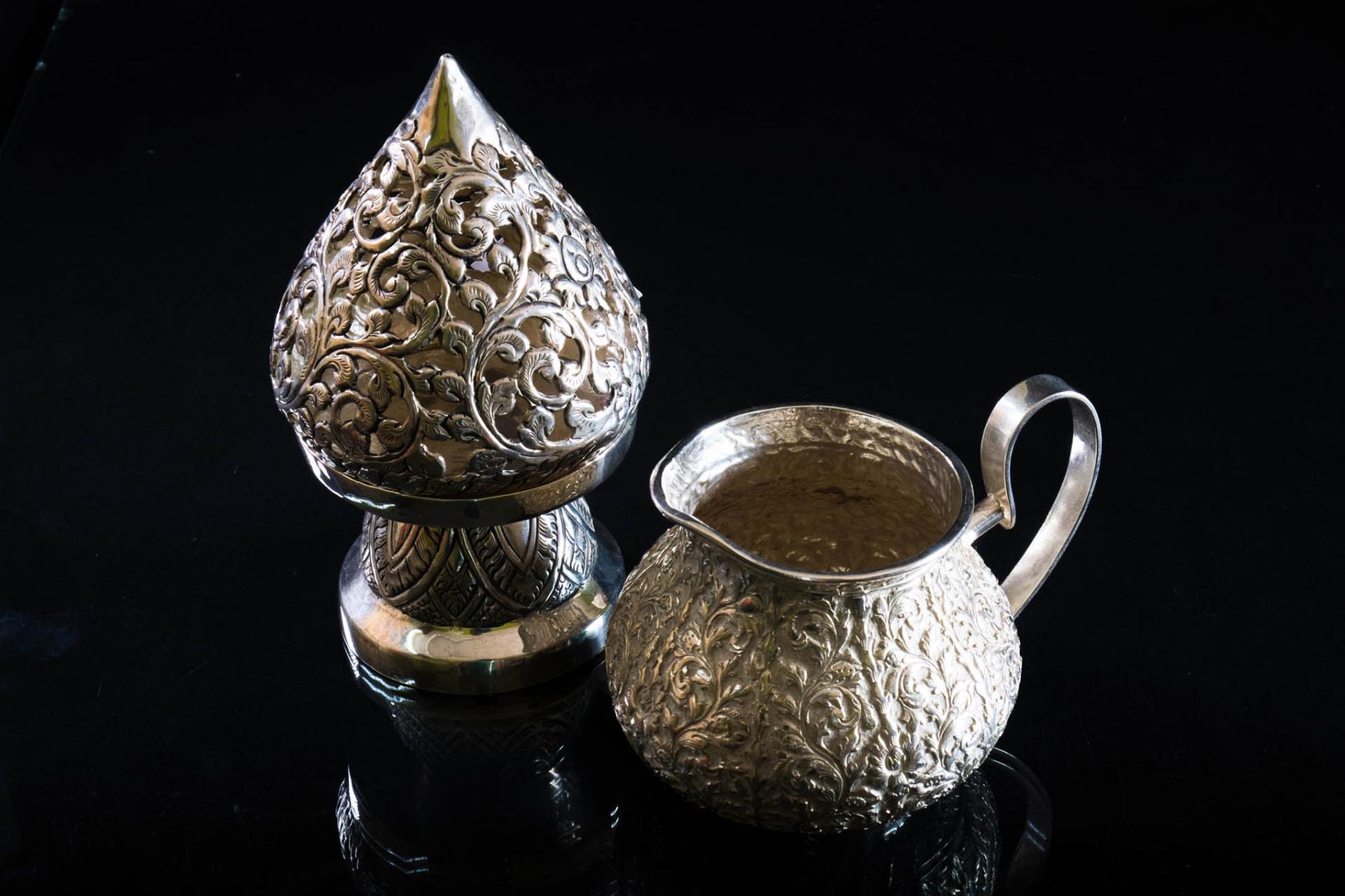Silver Statues - Fair Trade Village