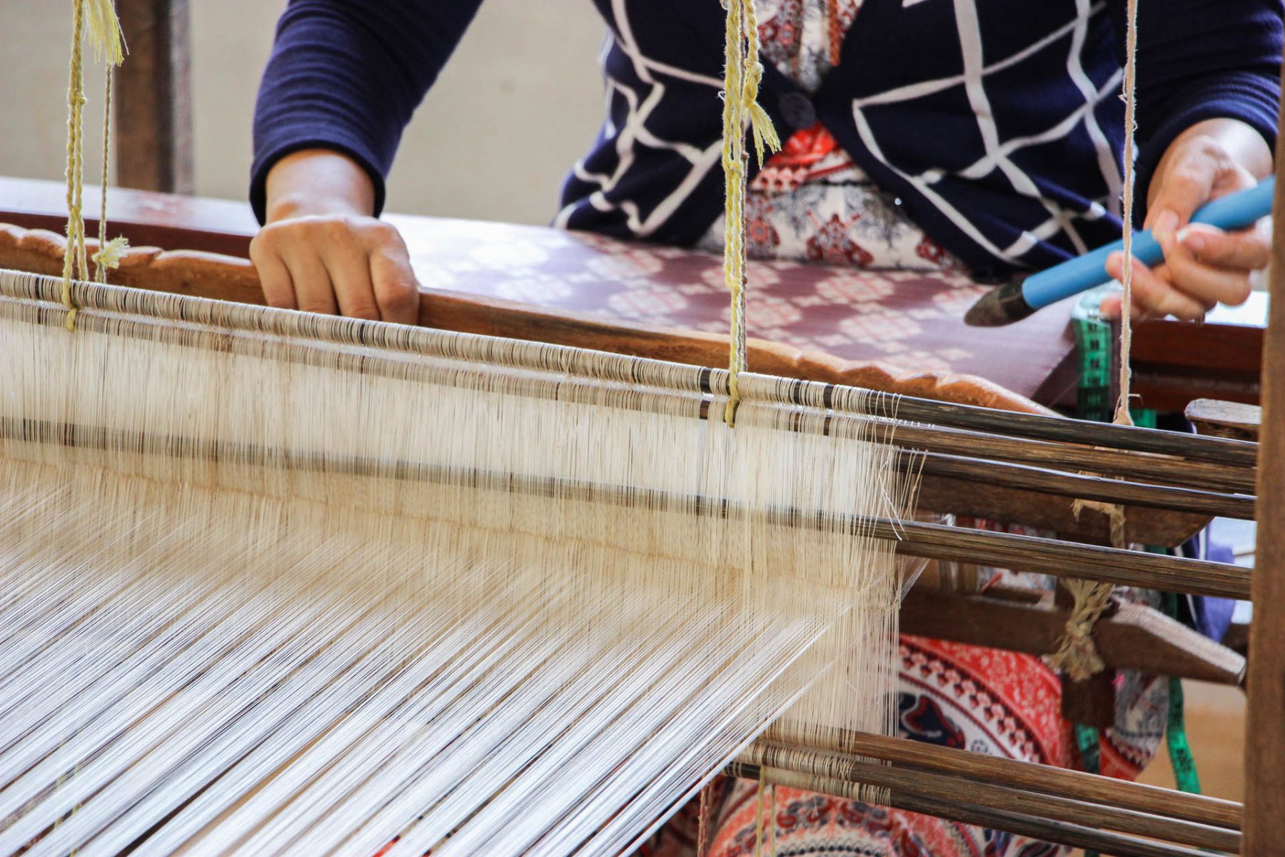 Ikat Cotton and Silk - Fair Trade Village