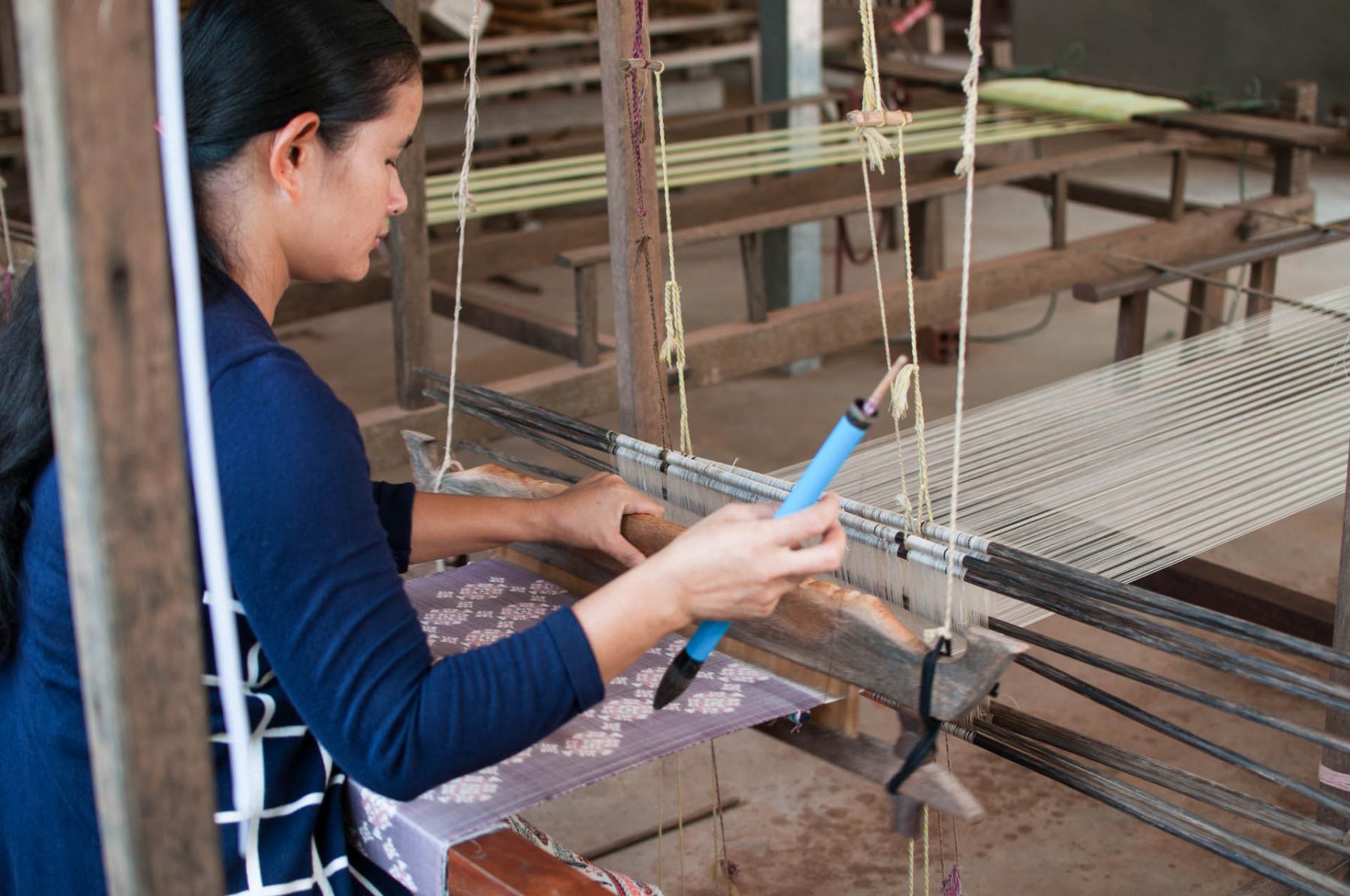 Ikat Cotton and Silk - Fair Trade Village