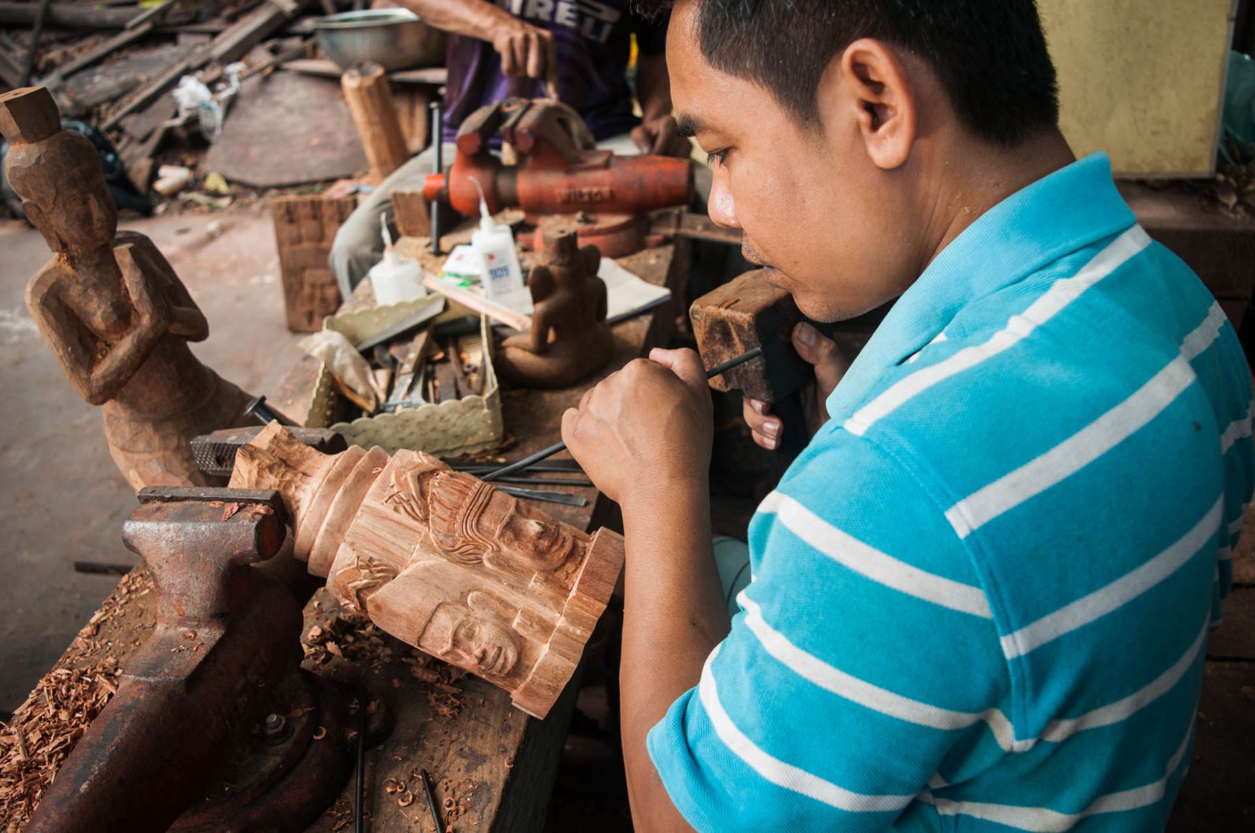 Wood Carving - Fair Trade Village