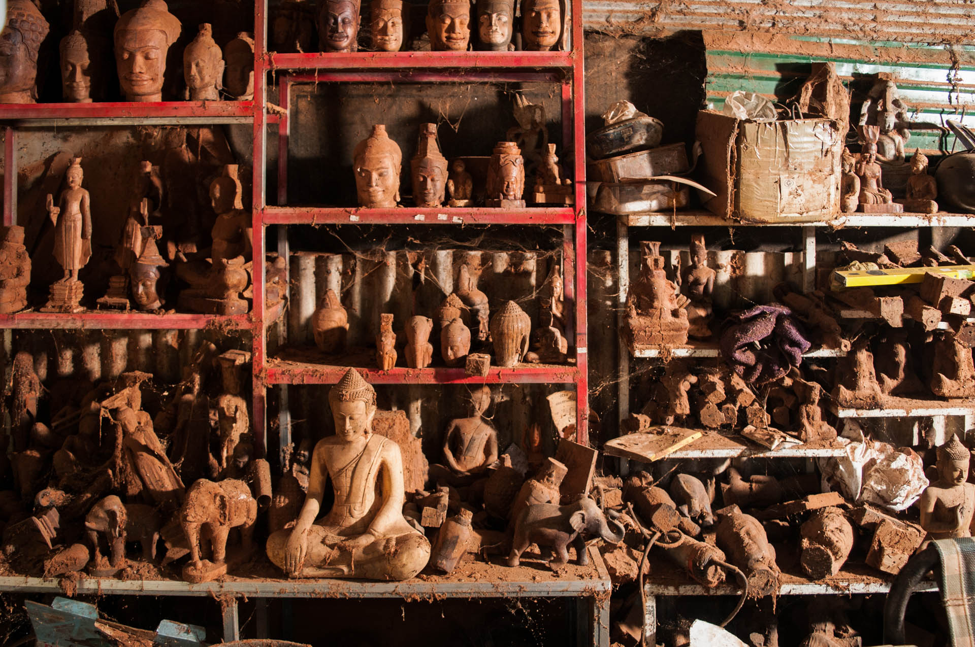 Photos of handmade goods and artisans - Fair Trade Village
